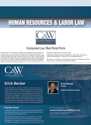 Human Resources & Labor Law - June, 2022 - Orange County Business Journal